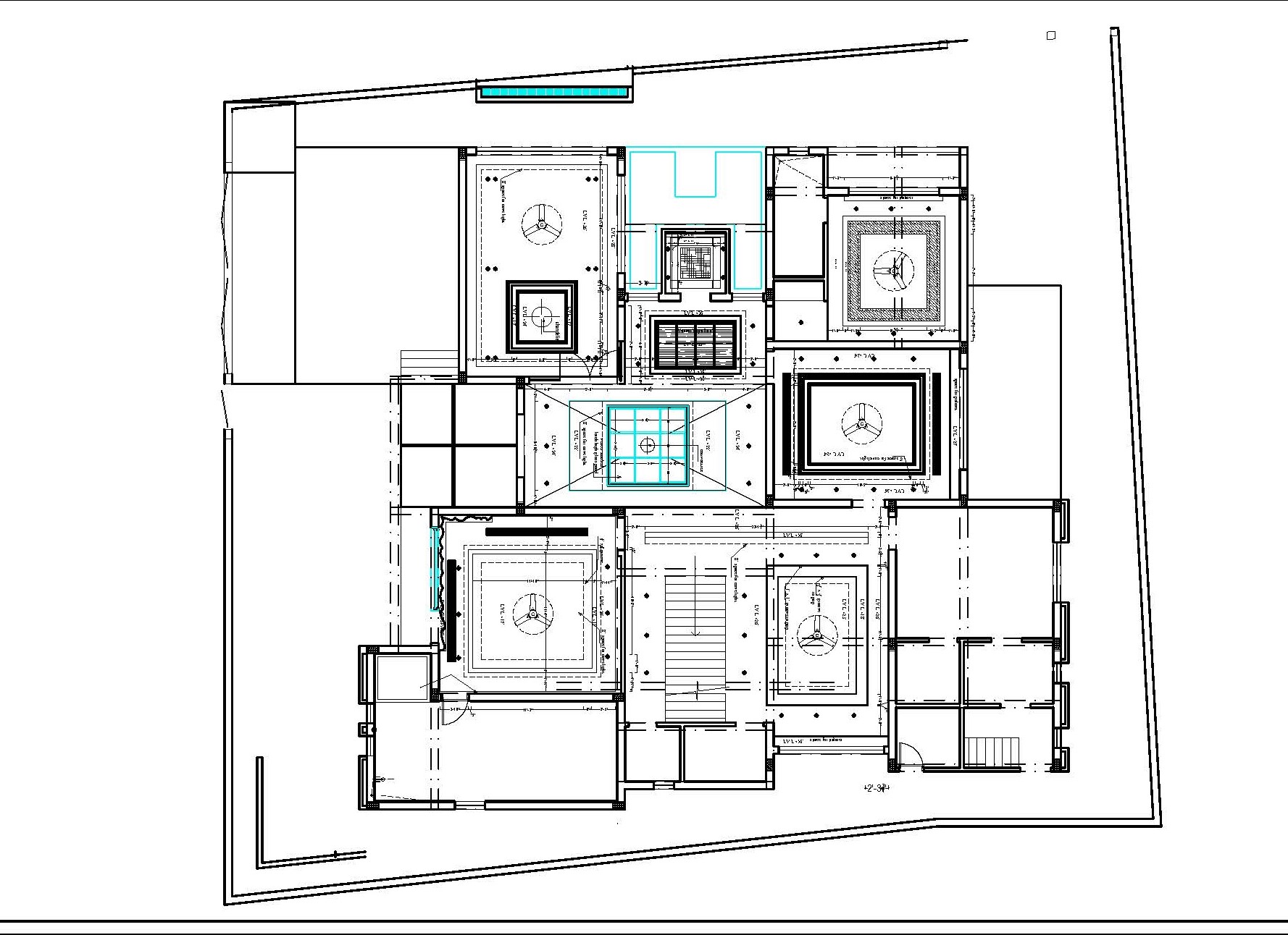 CEILING PLAN GROUND FLOOR )-Model - Design 121